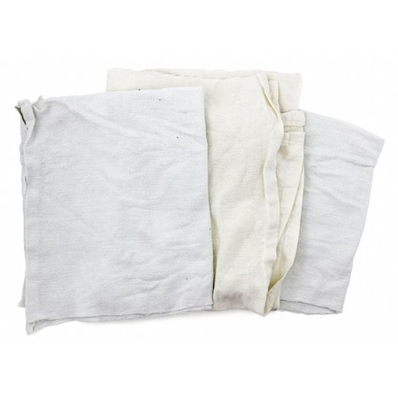 Zoro Select Recycled Cotton Flannel Cloth Rag 25 lb. Varies Sizes ...