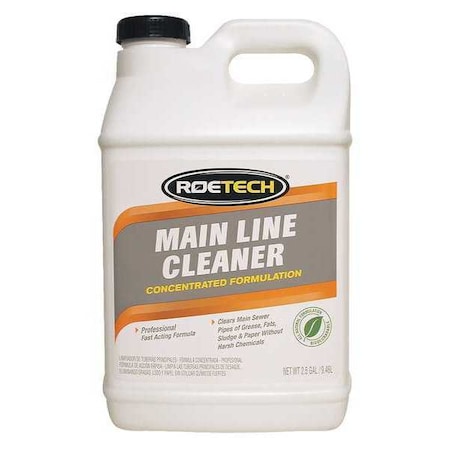 Roetech Main Line Cleaner, 2-1/2 gal. MLC-LC-2.5-1 | Zoro