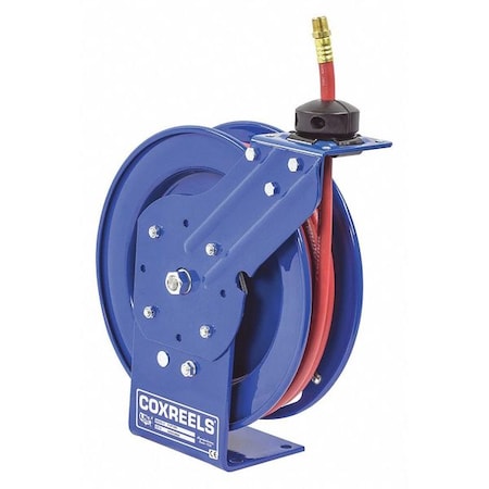 Coxreels Spring Return Hose Reel, 3/8 in Hose Diameter, 25 ft Length ...