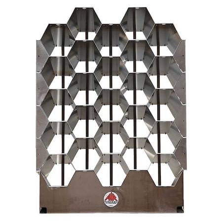 Air Systems Intl Air Cylinder Rack, Silver, Aluminum AK40-25 | Zoro