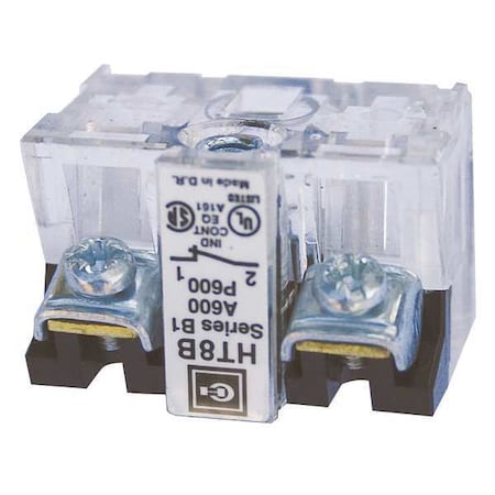 Eaton Contact Block, NC, 30mm, Clear HT8B | Zoro