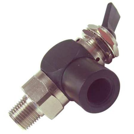 Pneumadyne Toggle Valve, 3 Way, NC, 1/8 In, NPT H11-30-14 | Zoro