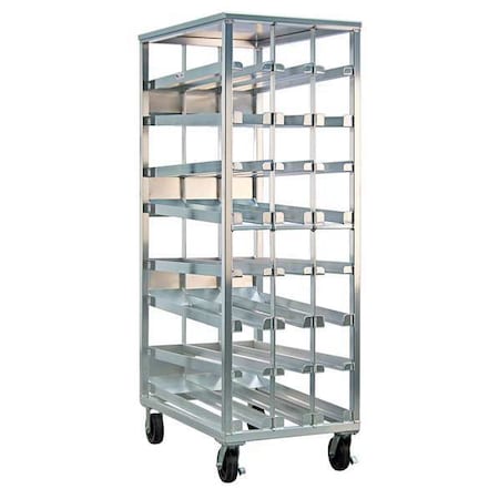 New Age Industrial Mobile FIFO Can Rack, 156 Can Capacity 97294CK | Zoro