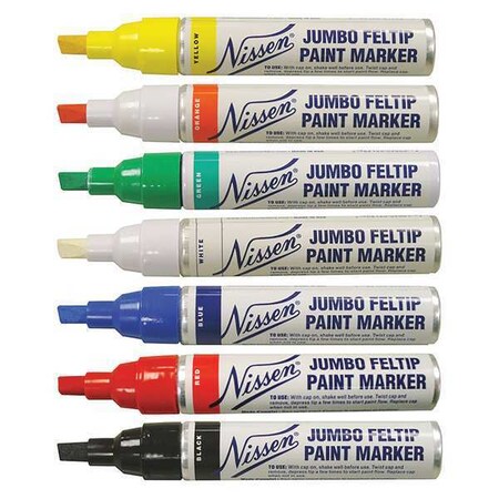 Nissen Paint Marker, Medium Tip, Blue Color Family, Paint 09005 | Zoro