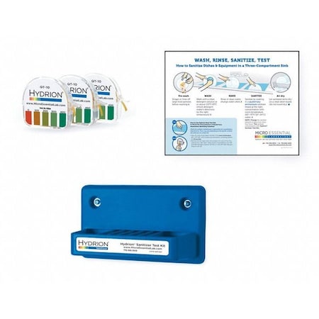 Hydrion Quat Test Kit, Wall Mount Quatstart | Zoro