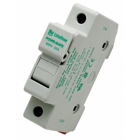 Littelfuse Fuse Block, 1 Poles, 0 to 30A Amp Range, 600V AC/DC Volt ...