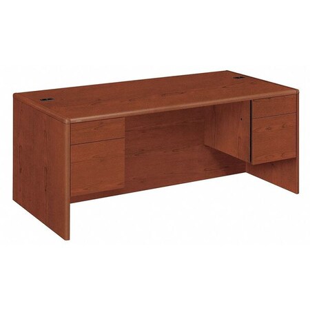 Hon Office Desk, 36 in D X 29 1/2 in H, Henna Cherry, Laminate 72 in W ...