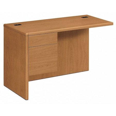 Hon Left Desk Return, 24 in D X 29 1/2 in H, Harvest, Laminate 48 in W ...