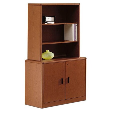 Hon Stack-On Bookcase Hutch for Lateral File, Series 10700 Henna Cherry ...