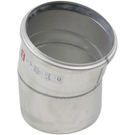 Blucher Closet Bend, 15 deg Bend, 4x3-7/8 In, 316SS B4-15-316 | Zoro