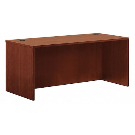 Hon Basyx Office Desk Shell, 30 in D X 29 in H, Medium Cherry, Laminate ...