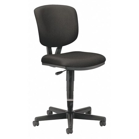 Hon Task Stool with Adjustable Footring Height 22.88 to 32.38" Black ...