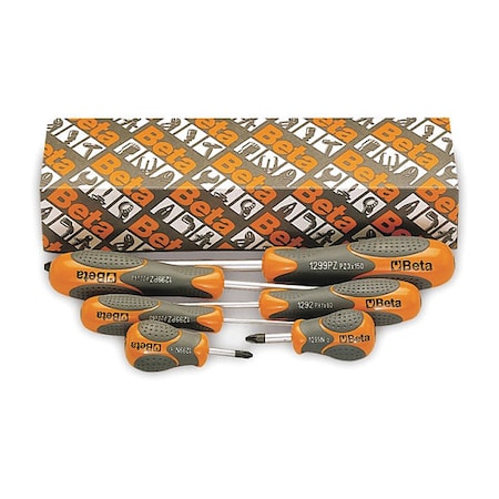 Beta Screwdriver Set, 6 pcs. #0, #1, #2, #3; #1, #2 012990306 | Zoro