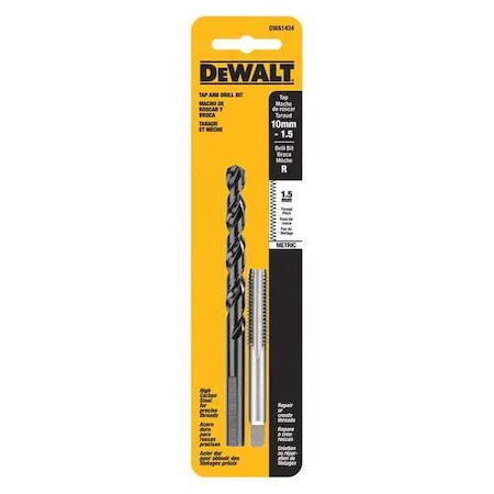 Dewalt 10 mm - 1.5 Tap & Letter R Drill Bit DWA1424 | Zoro