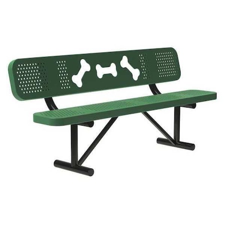 Dogipark Dog Park Bench,Shaped As A Bone (7711) | Zoro