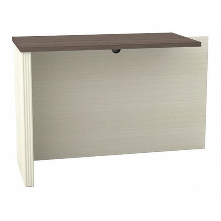 Prestige Return Shell Return Table, White, Choc, Antigua, 19.8" D X 30. ...