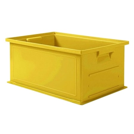 Ssi Schaefer Straight Wall Stackable Storage Container, 5.5 gal, 19 in ...