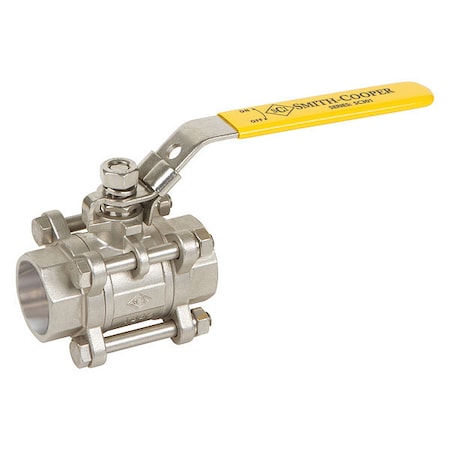 Smith-Cooper Ball Valve, 1", 316 SW, FP 1000, 3 pcs. 4373001420 | Zoro