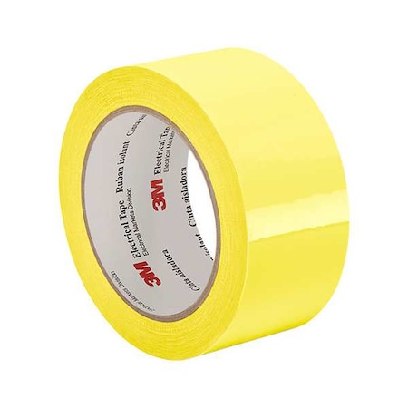 3M Elec Tape, 216 ft Lx2 in W, 1 mil, Yellow 3M 1318-1 2" x 72 yds ...