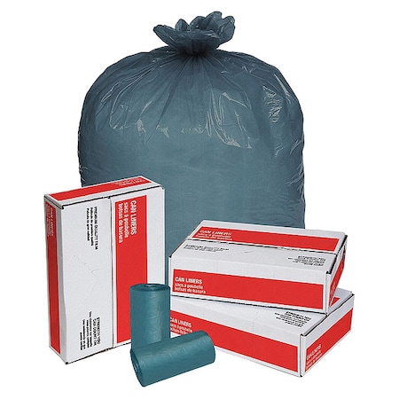 Tough Guy 55 Gal Trash Bags, 36 in x 58 in, Super Heavy-Duty, 2.5 mil ...