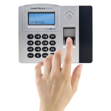 Pyramid Biometric Time Clock System, Digital, TTELITEEK | Zoro