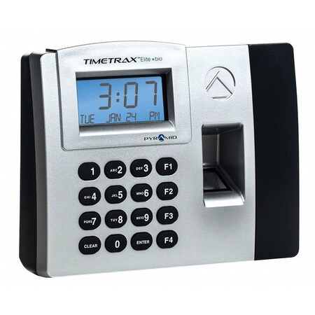 Pyramid Biometric Time Clock System, Digital, TTELITEEK | Zoro