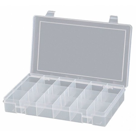Durham Mfg Compartment Box with 18 compartments, Plastic, 1-3/4" H x 10 ...