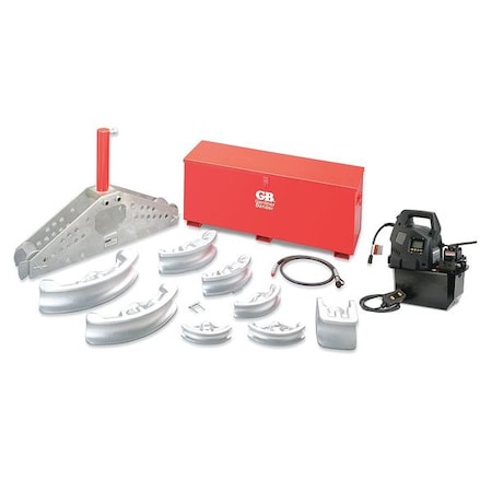 Gardner Bender Hydraulic Pipe Bender, 10 Shoes, 1-1/4 to 4 in Size ...