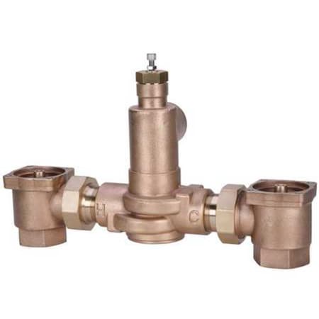 Powers Mixing Valve, Brass, 208 gpm 2 LFMM435-1 | Zoro