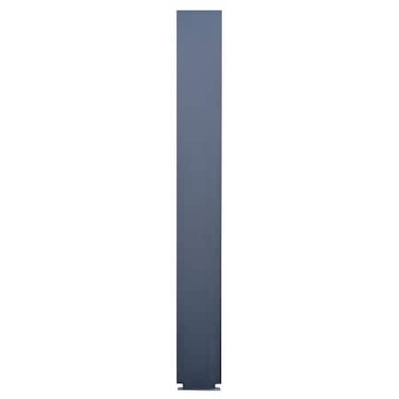 Asi Global Partitions 70" x 7" Pilaster Toilet Partition, Solid Plastic ...