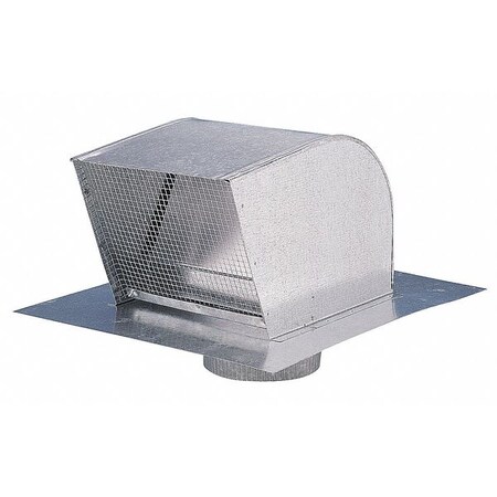 Fantech Roof Cap, Aluminum, 4 In RC 4 | Zoro