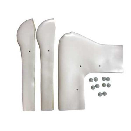 Truebro 82525 $36.82 Undersink Pipe Guard, Vinyl PVC, White | Zoro.com