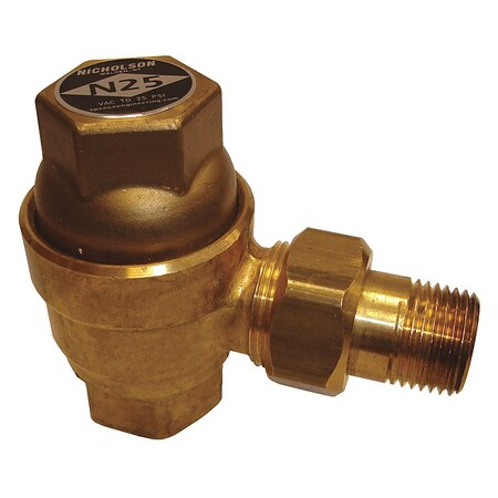 Crescent Nicholson Steam Valve, Size 1/2 In., Threaded N25-FO 1/2 | Zoro