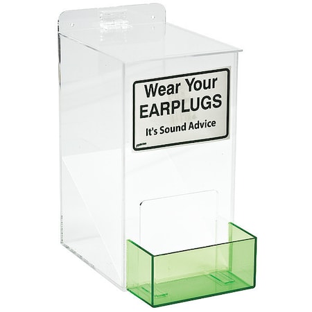 Brady Ear Plug Dispenser, Univ, Holds 100-150 PR EPD | Zoro