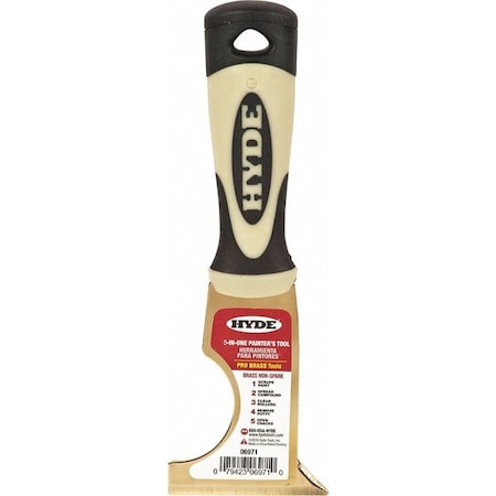 Hyde Pro Project Brass, Multi Tool, 5-In-1 06971 | Zoro