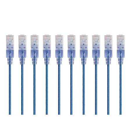 Monoprice Voice and Data Patch Cord, 3 ft L, PK10 15154 | Zoro