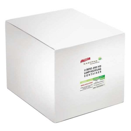 Terracycle Regulated Waste U-Bend, HID Lamp, Recycling Box 330-125 | Zoro