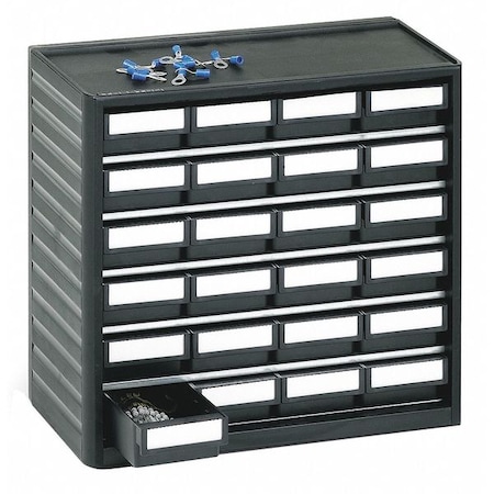 Treston ESD Small Parts Drawer Unit, 24 Drawers 291-4ESD | Zoro