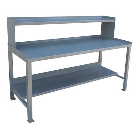 Jamco Work Bench with Riser, Steel, 60" W, 34" Height, 3000 lb ...
