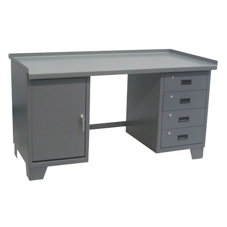 Jamco Heavy Duty Work desks, Steel, 60" W, 33" Height, 2000 lb ...