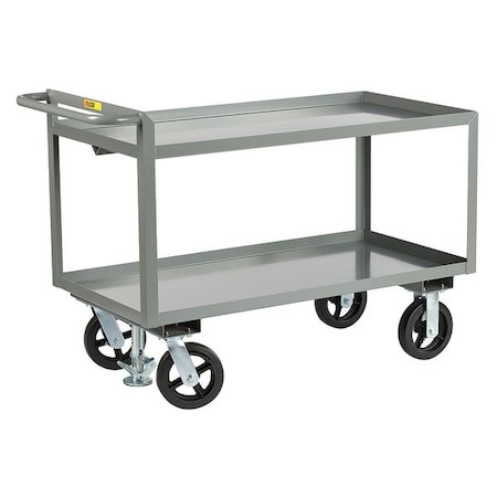 Little Giant Raised Handle Utility Cart, 12 ga. Steel, 2400 lb Load ...