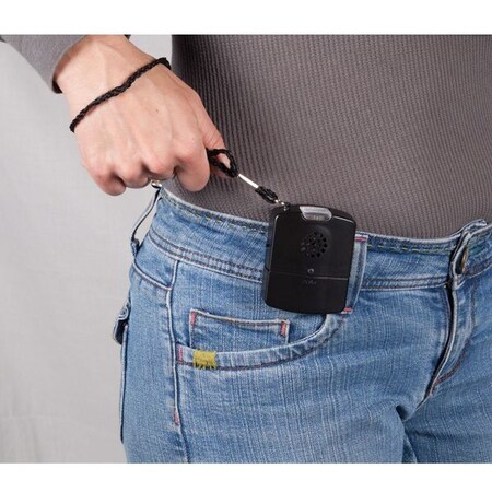 Safety Technology International Handheld alarm with sound and light ...