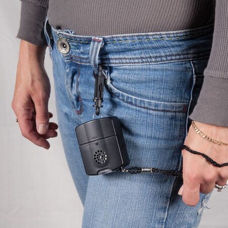 Safety Technology International Handheld alarm with sound and light ...