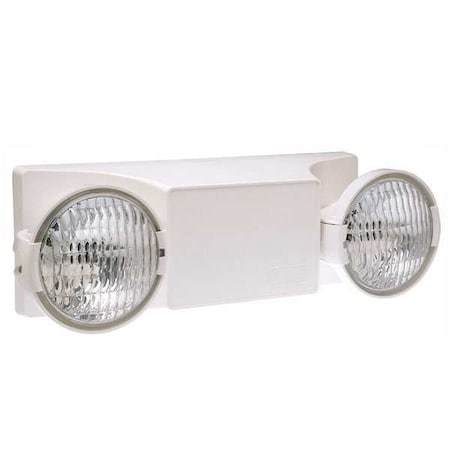Dual-Lite HUBBELL LIGHTING 2 Incandescent Lamps, Emergency Light EZ-2-V ...