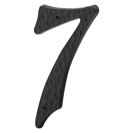 Primeline Tools 3 in. House Number 7, Plastic, Black with Nails (2 Pack ...