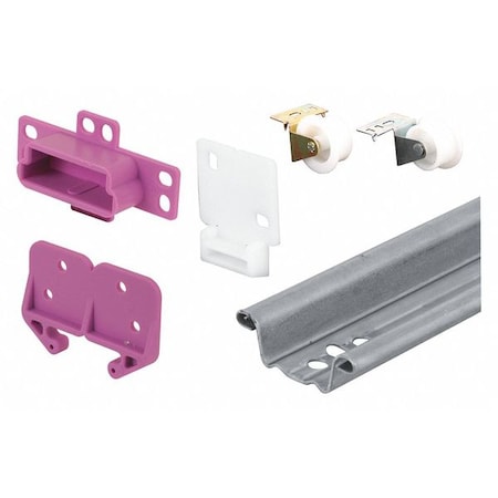 Primeline Tools Drawer Track Repair Kit, 22-1/2 in., Steel Track ...