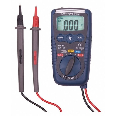 Reed Instruments Pocket Multimeter with Non-Contact Voltage Detector ...