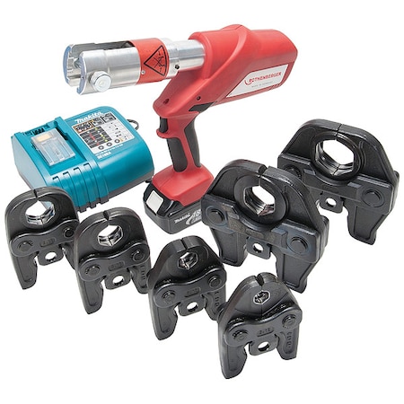 Rothenberger Cordless 12-Ton Crimping Tool, 1/2-4 In 16102 | Zoro