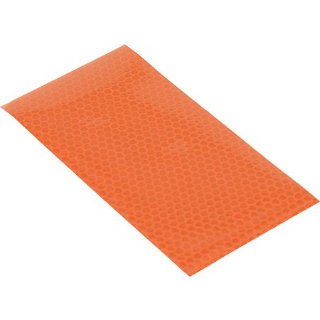 Vestil Reflective Sheeting, Orange, 3 W x 6" H VGLT-RT-O | Zoro