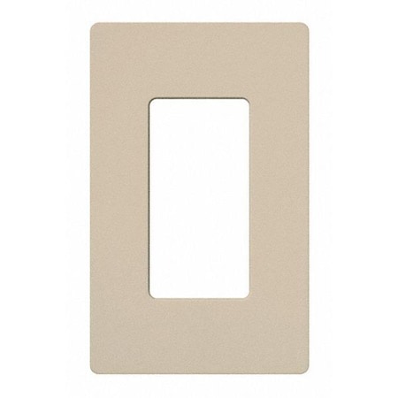 Lutron Designer Wall Plates, Number of Gangs: 1 Satin Finish, Taupe SC ...